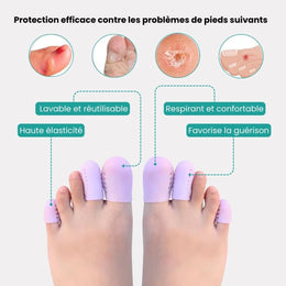 Lot de 3 Orthèses pour les Orteil en Griffe (Taille universelle ...